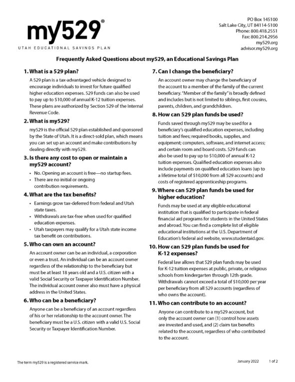 For Employers - my529