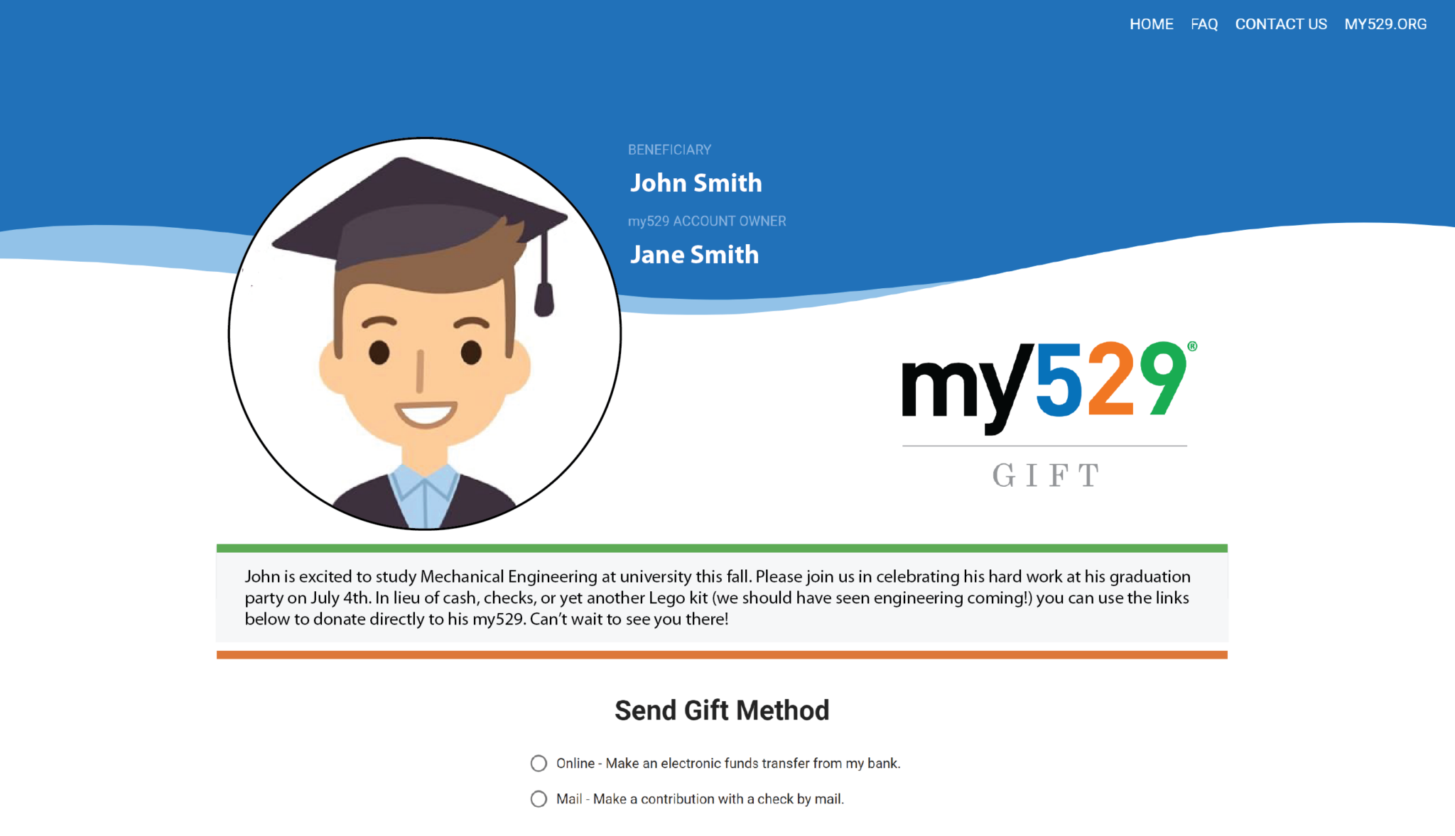 Gifting Profiles - my529